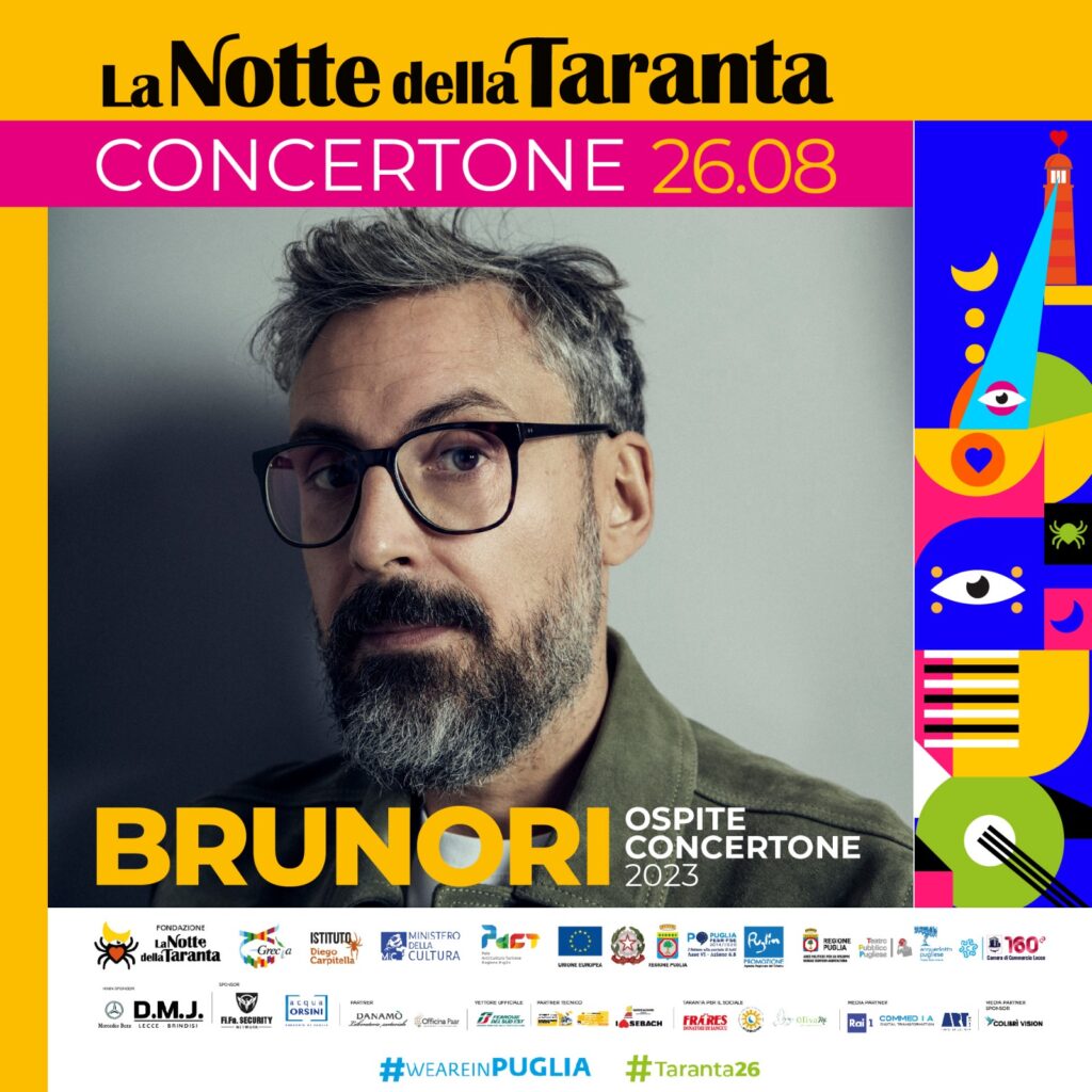 Notte della Taranta 2023, Brunori SAS al Concertone di Melpignano ...