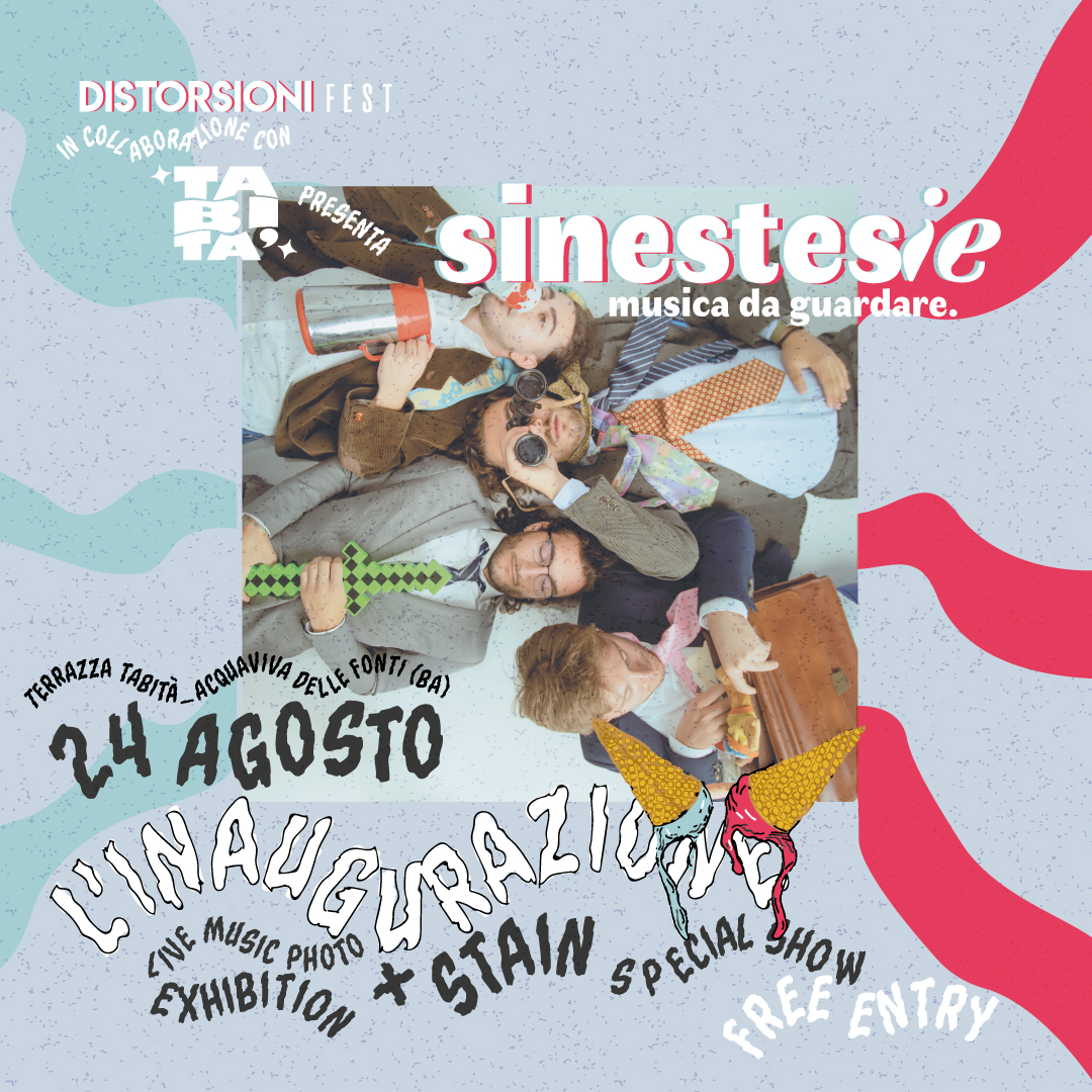 Distorsioni Fest, ad Acquaviva delle Fonti (Bari) il 25, 26, 27 agosto ...
