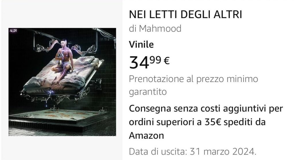 Mahmood dorme in diretta TikTok e Amazon spoilera l’album “Nei letti ...
