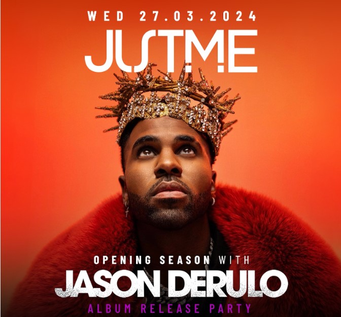 Jason Derulo inaugura il Garden estivo del JustMe, il club più cool di ...